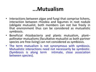 Microbial-Interactions xvdjdkkdkdkdkdldk | PPT