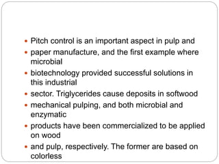 Microbial and enzymatic-in-paper-industry | PPTX