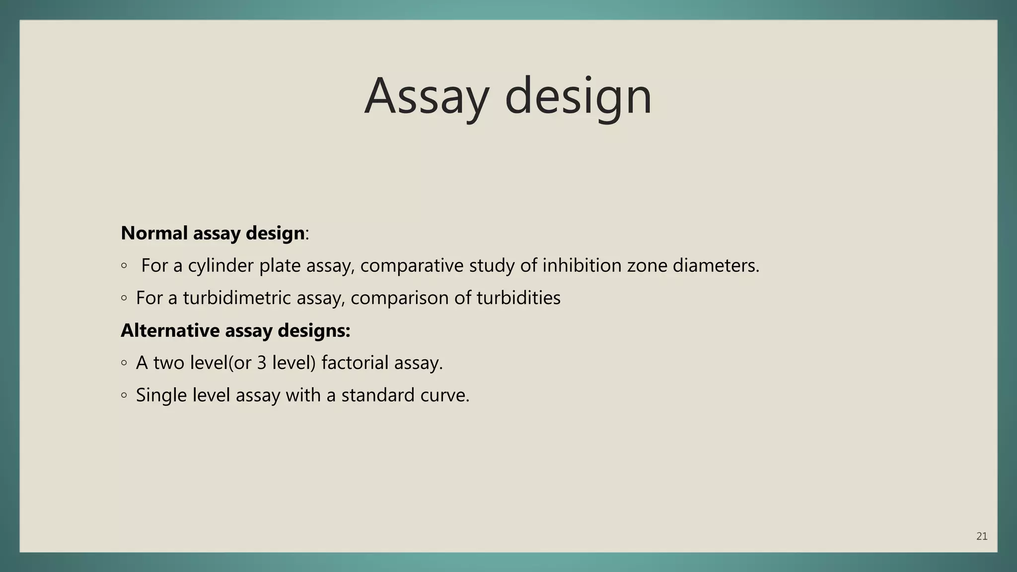Microbial Assay of Antibiotics | PPTX