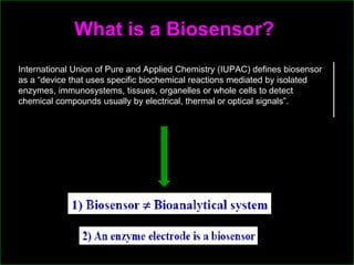 Environmental Biotechnology Topic:- Microbial Biosensor | PPTX