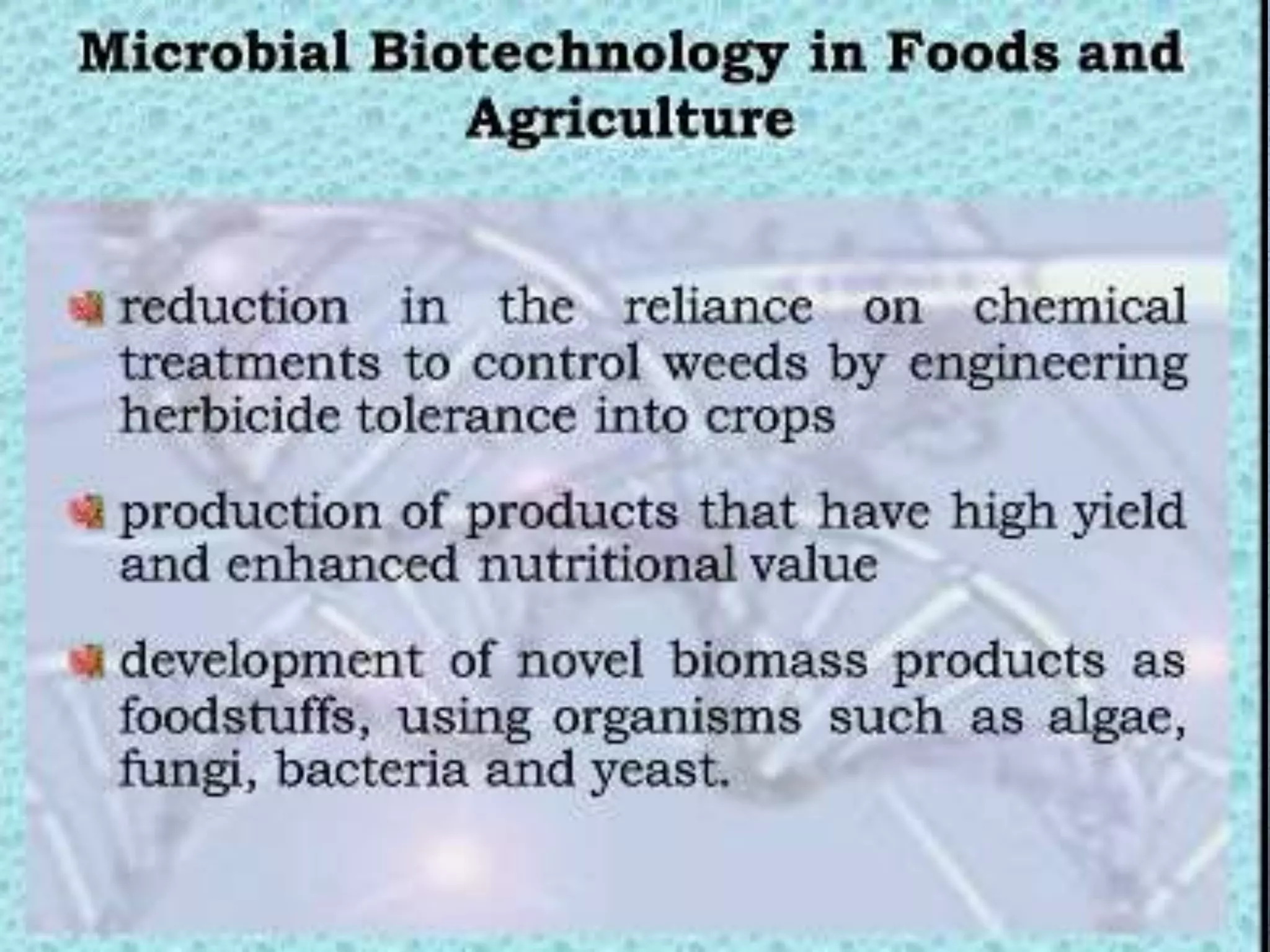 Microbial biotechnology | PPTX | Biological Sciences | Science