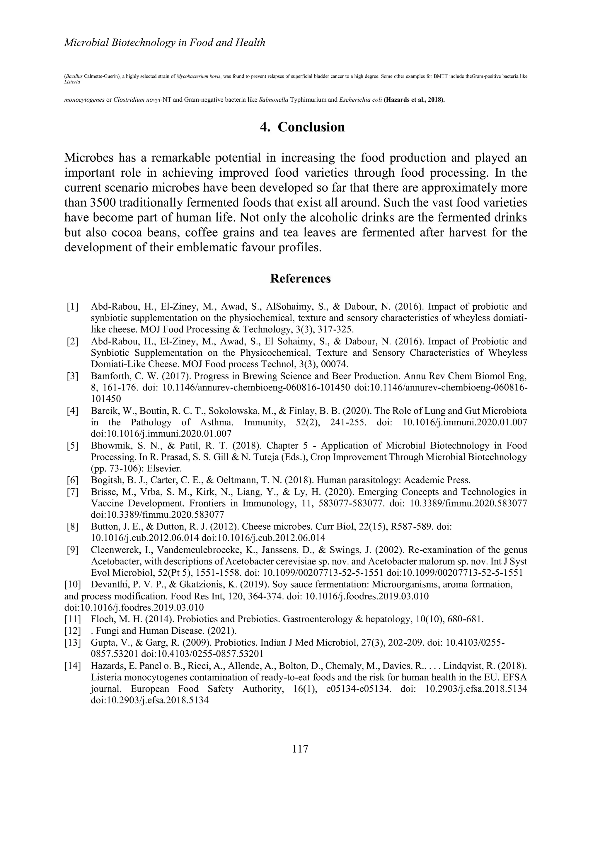 Microbial Biotechnology in Food and Health | PDF
