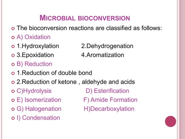 Microbial Biotransformation.pptx | Endocrine and Metabolic Diseases ...