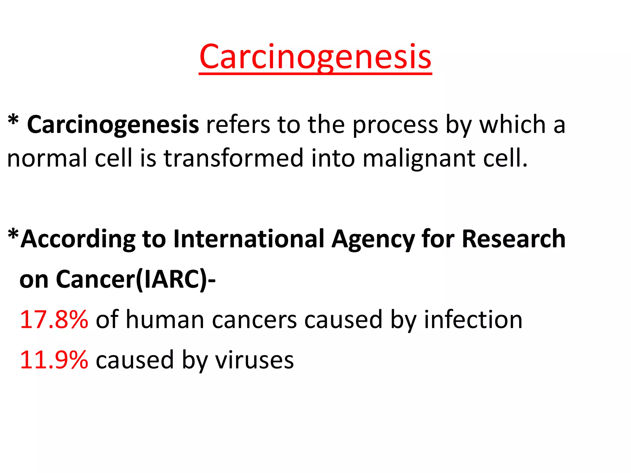 Microbial carcinogenesis - Molecular Mechanism of Cancer | PPTX
