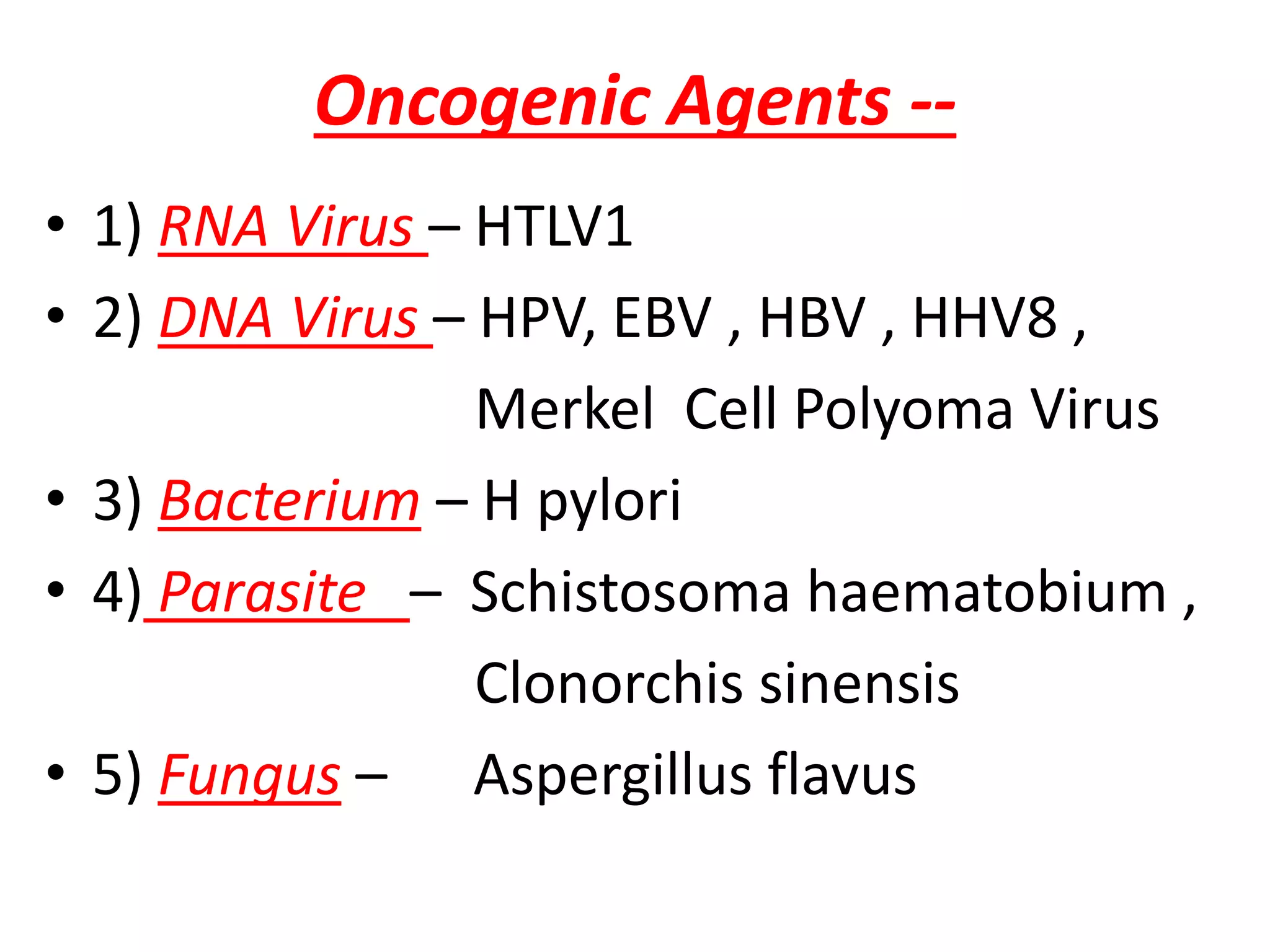 Microbial carcinogenesis - Molecular Mechanism of Cancer | PPTX