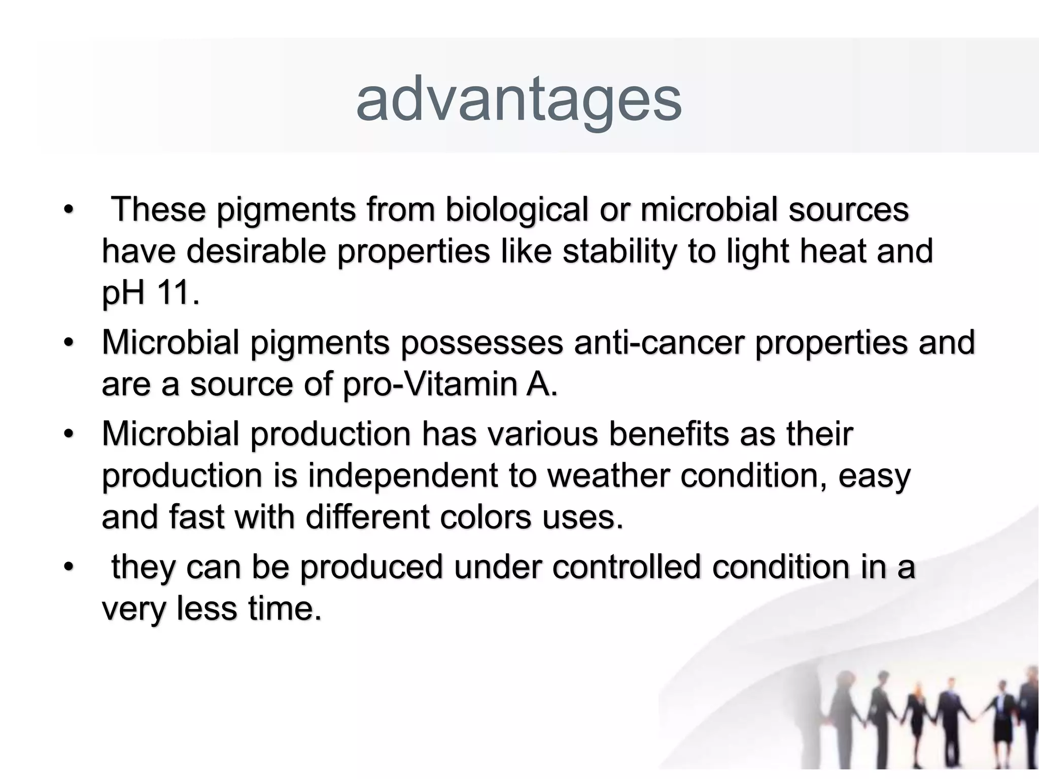Microbial colors | PPTX