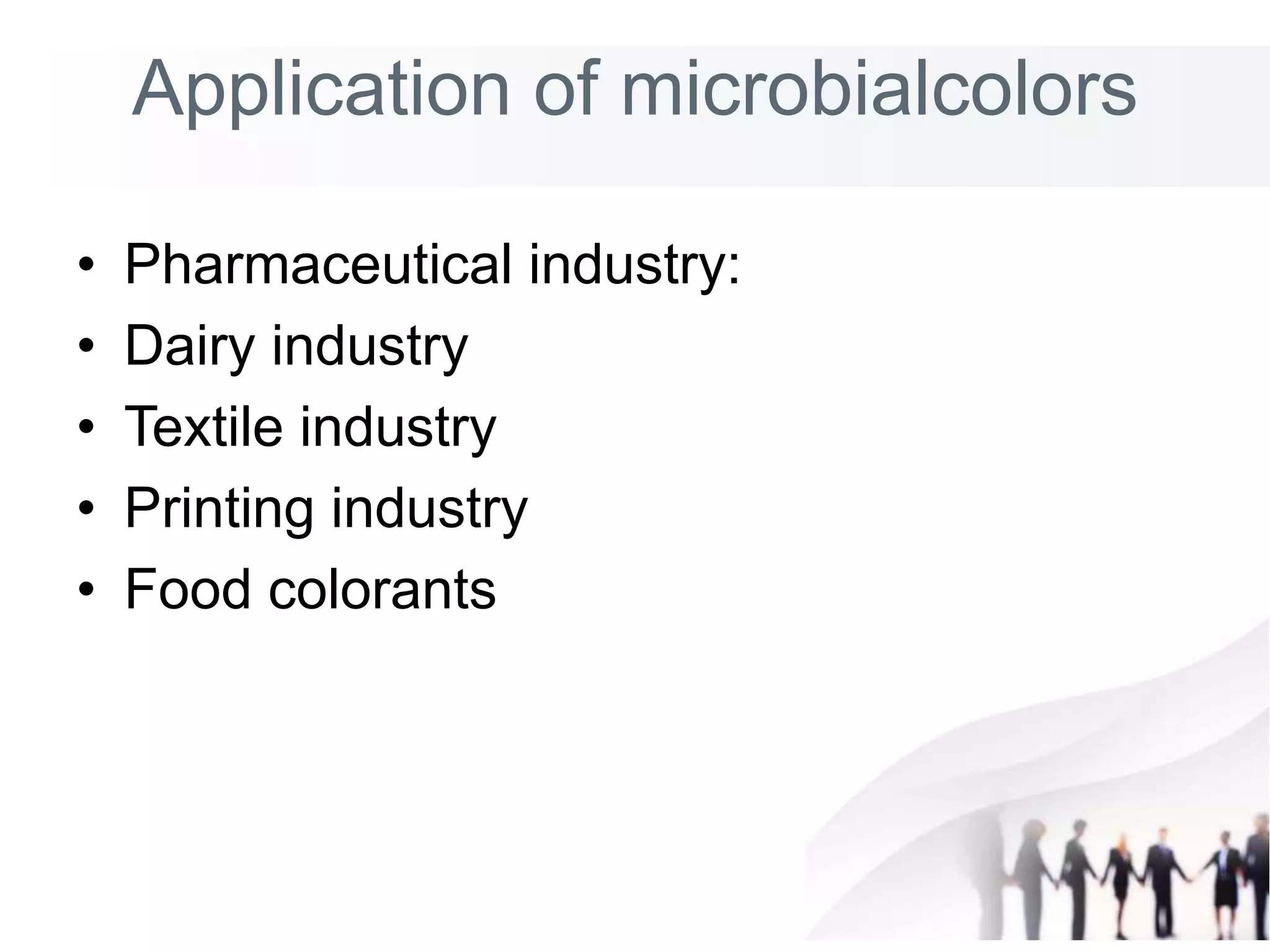 Microbial colors | PPTX