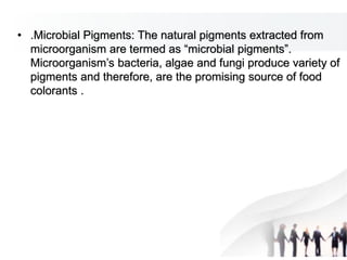 Microbial colors | PPTX