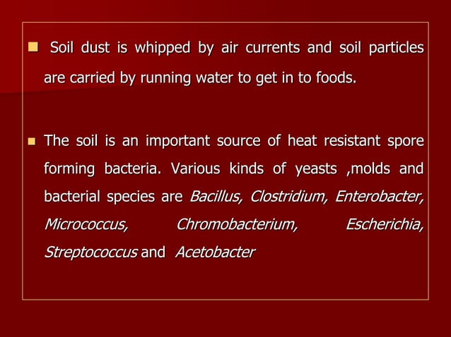 Microbial contamination of foods | PPT | Gardening | Home & Garden