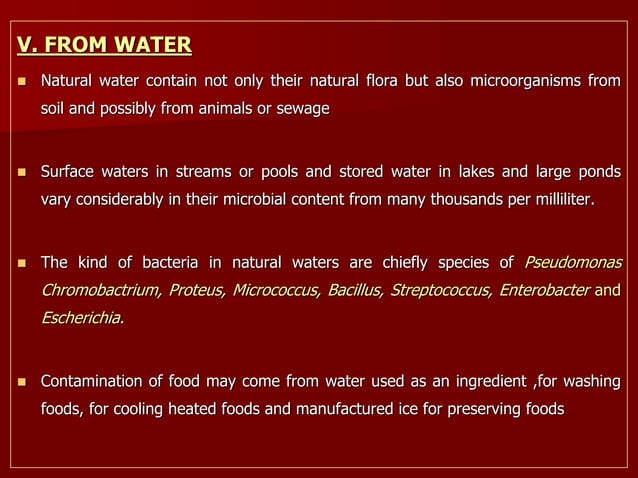 Microbial contamination of foods | PPT | Gardening | Home & Garden