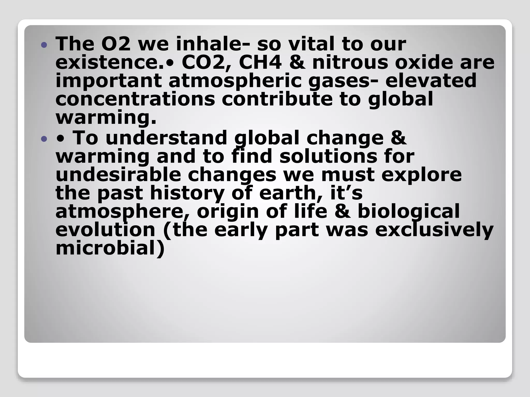 Microbial contributions and global environmental change | PPTX