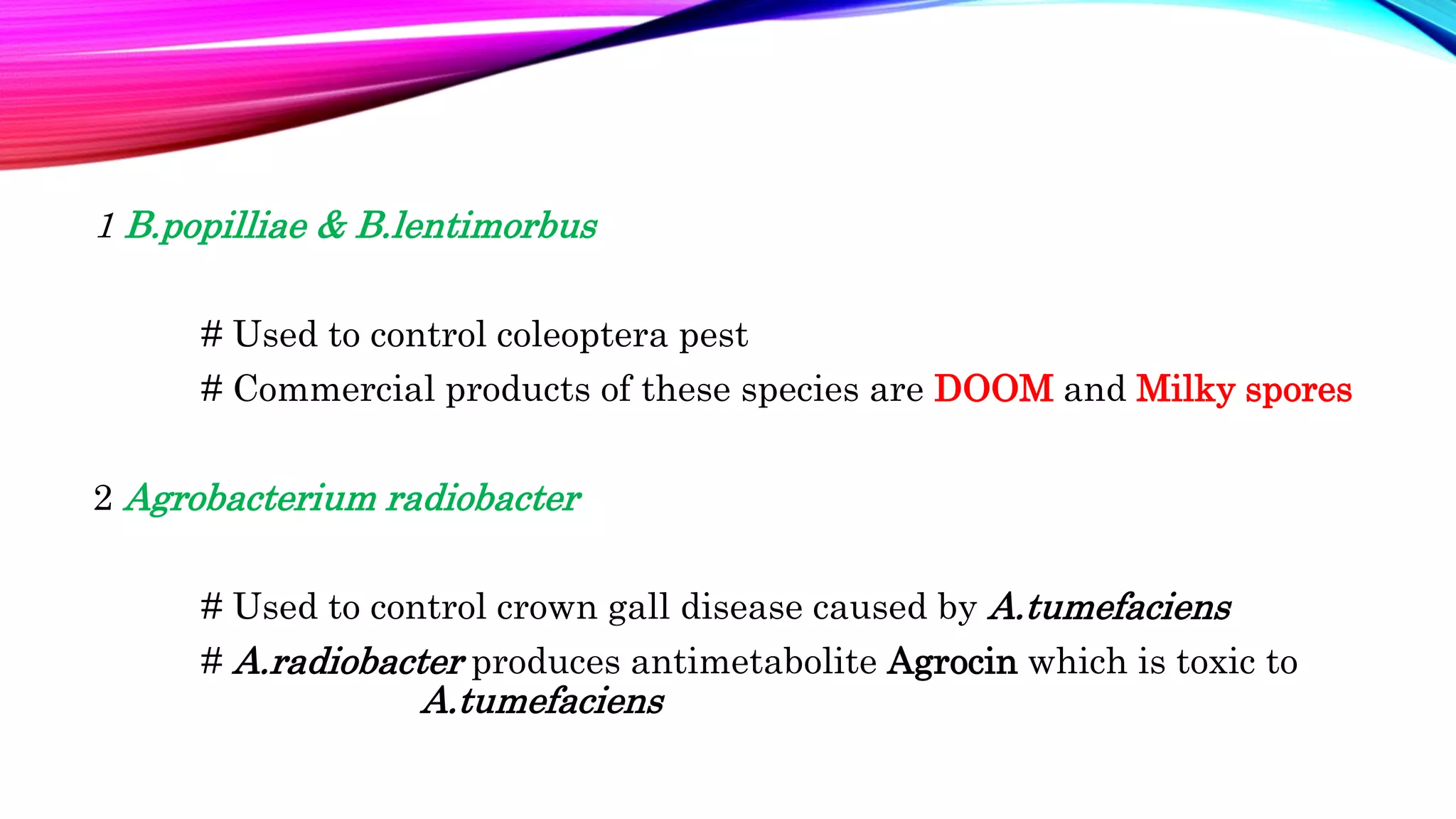 Microbial control - insect- pest control | PPTX