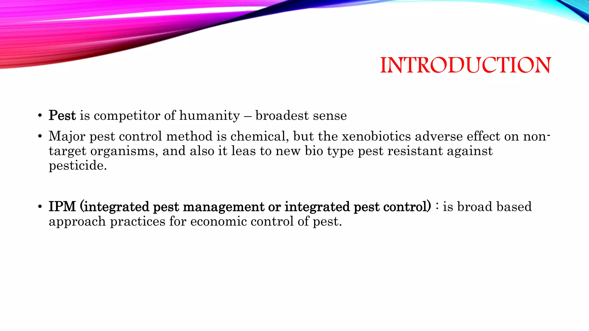 Microbial control - insect- pest control | PPTX