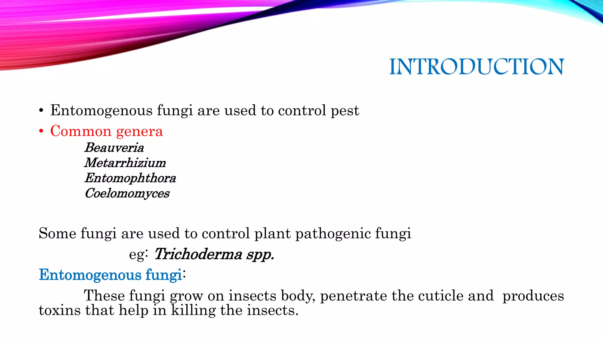 Microbial control - insect- pest control | PPTX