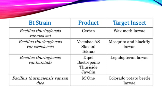 Microbial control - insect- pest control | PPTX