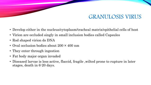 Microbial control - insect- pest control | PPTX