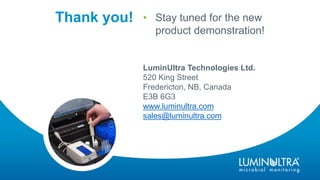Microbial control audits awt15 - luminultra | PPT