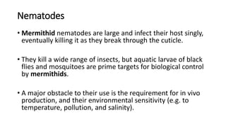 Microbial control of insect pests | PPTX