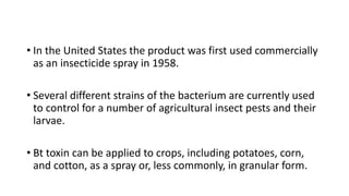Microbial control of insect pests | PPTX
