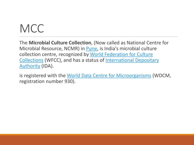 MIcrobial culture collection centres.pptx