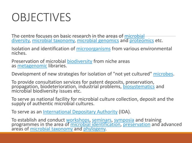 MIcrobial culture collection centres.pptx