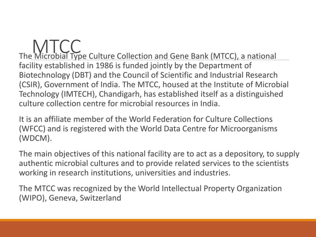 MIcrobial culture collection centres.pptx