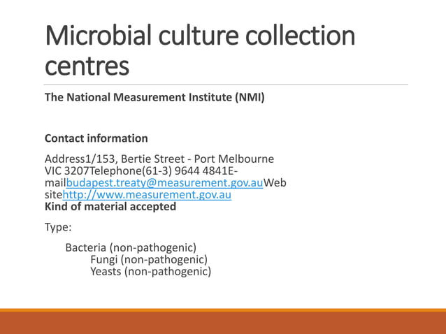 MIcrobial culture collection centres.pptx