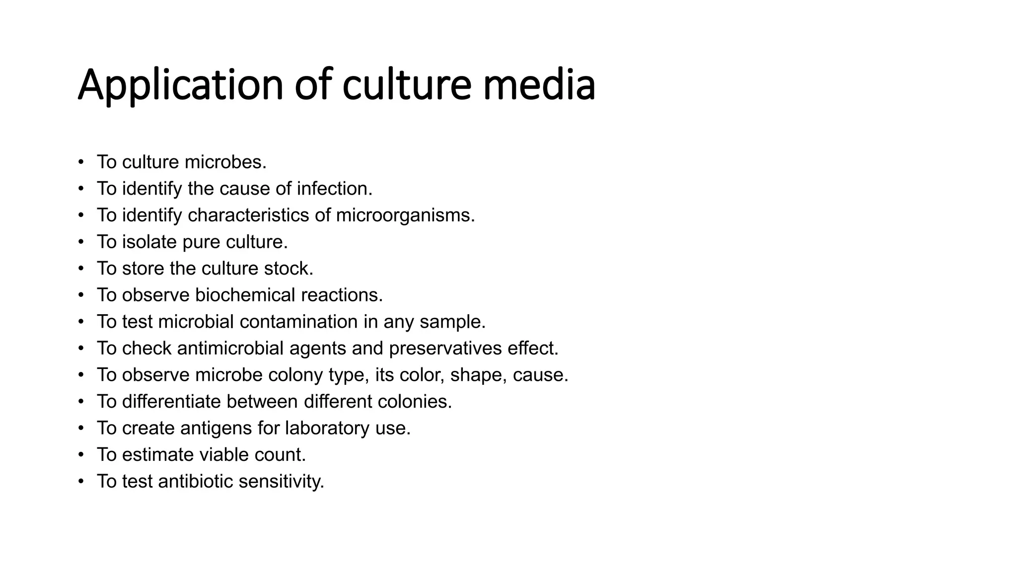 Microbial Culture Media types and examples.pptx