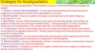 Microbial degradation of pesticides | PPTX