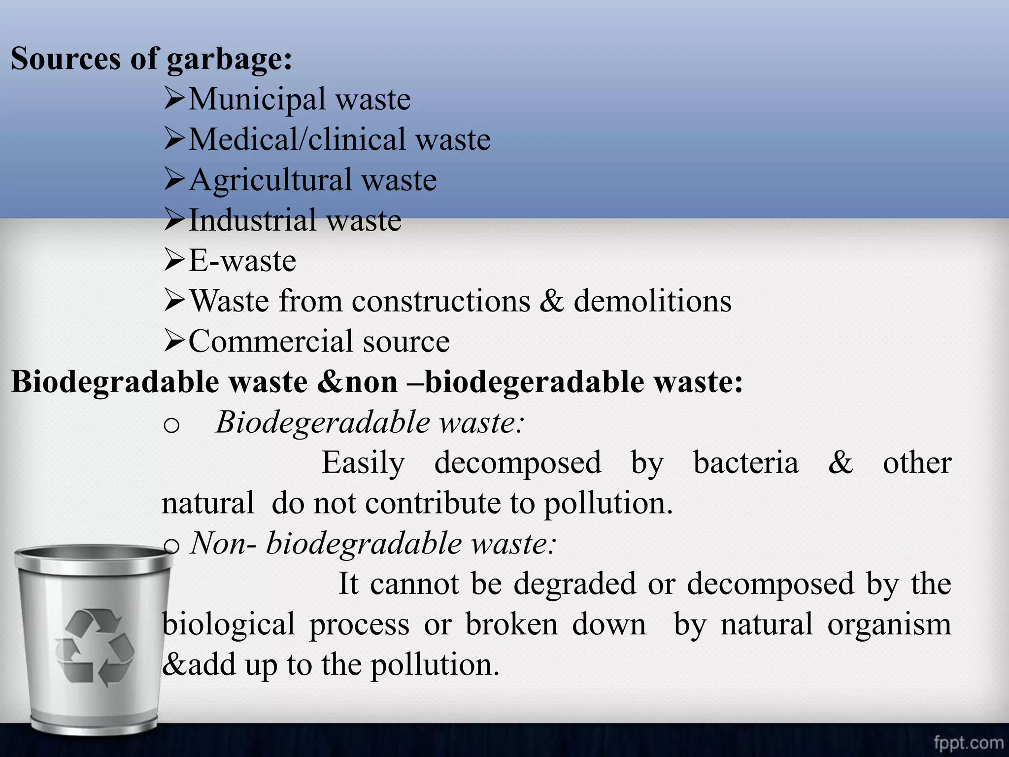 Microbial degradation of waste | PPT