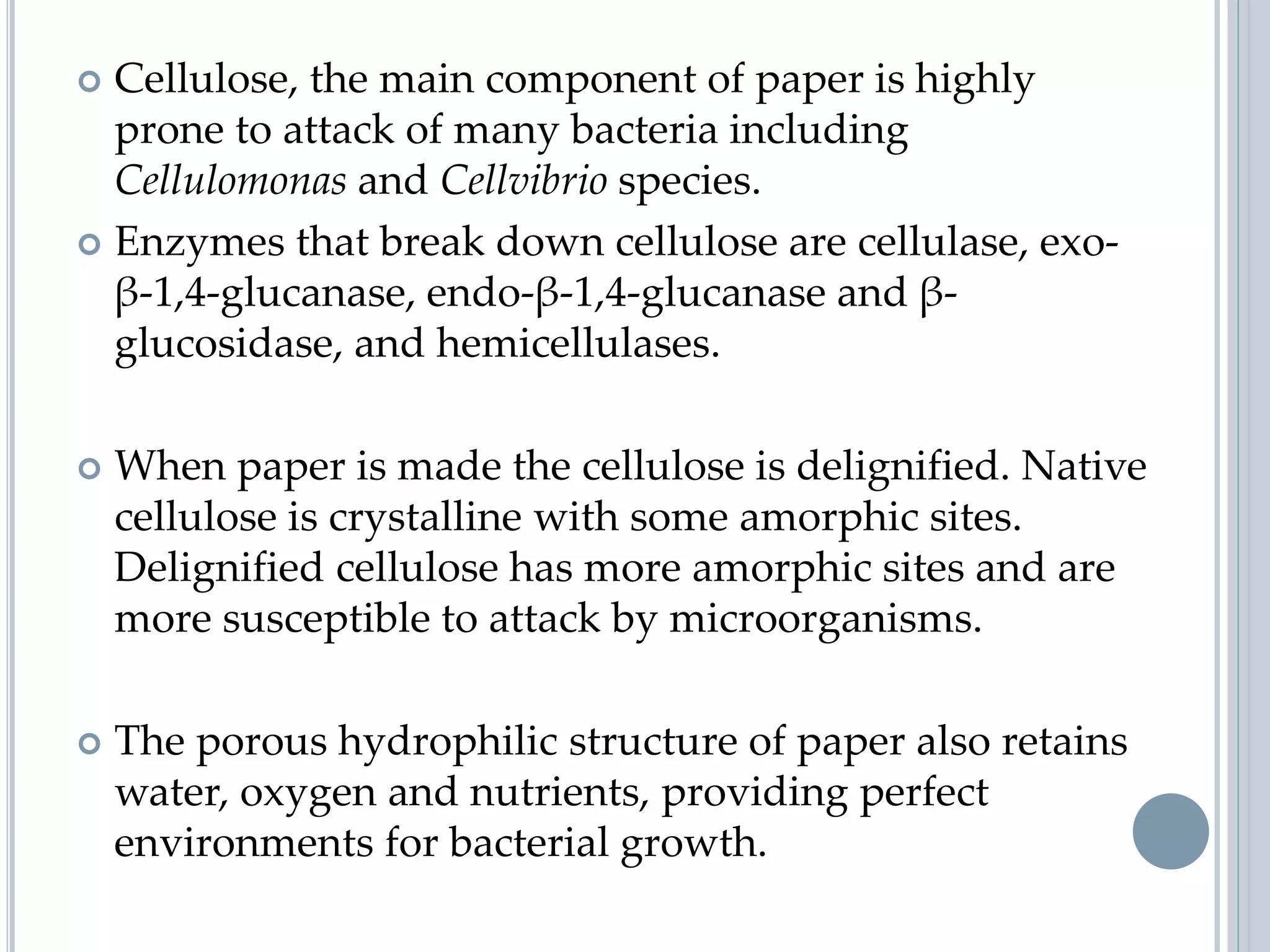 Microbial deterioration of textiles and paper | PPTX