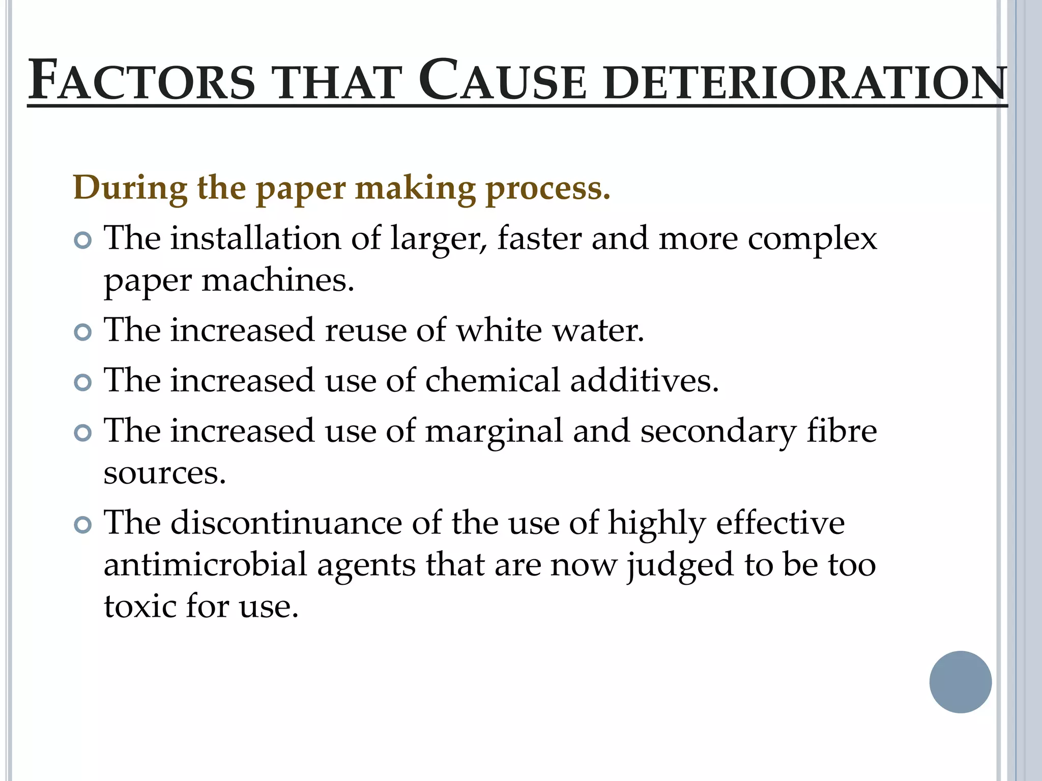 Microbial deterioration of textiles and paper | PPTX