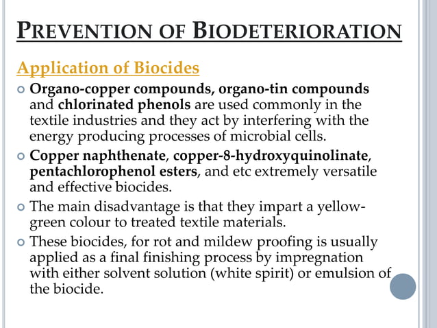 Microbial deterioration of textiles and paper | PPTX