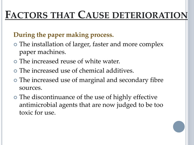 Microbial deterioration of textiles and paper | PPTX