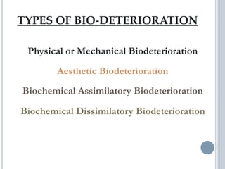 Microbial deterioration of textiles and paper | PPTX