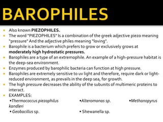 Microbial diversity in extreme enviornments | PPT