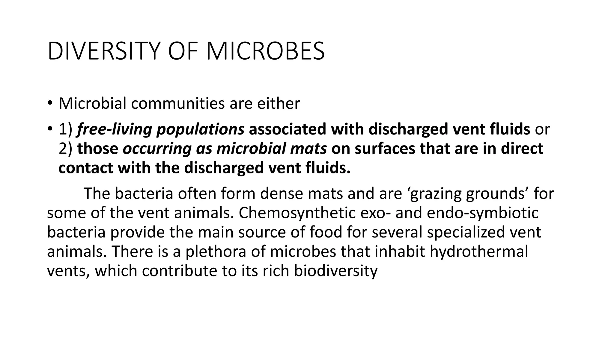 Microbial diversity in extreme environments | PPTX