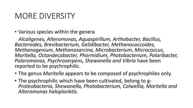 Microbial diversity in extreme environments | PPTX
