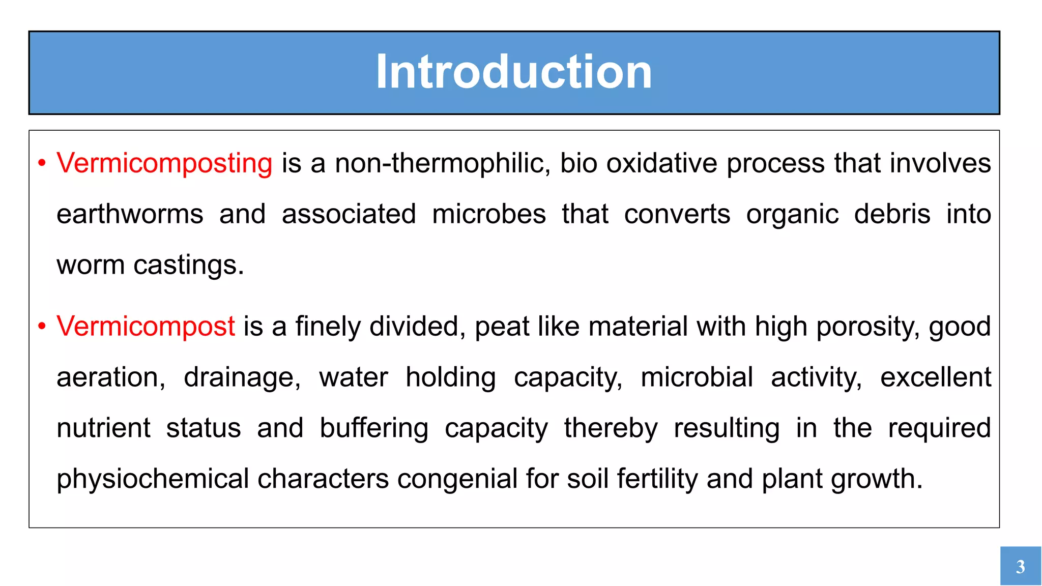 Microbial diversity of vermicompost and vermieash | PPTX