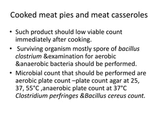 Microbial eaxamination of specific food | PPT