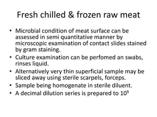 Microbial eaxamination of specific food | PPT