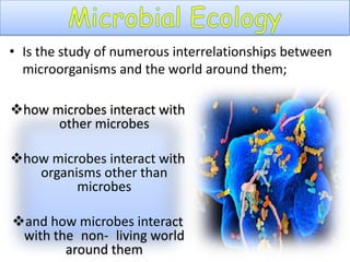 Microbiology: Microbial Ecology | PPTX