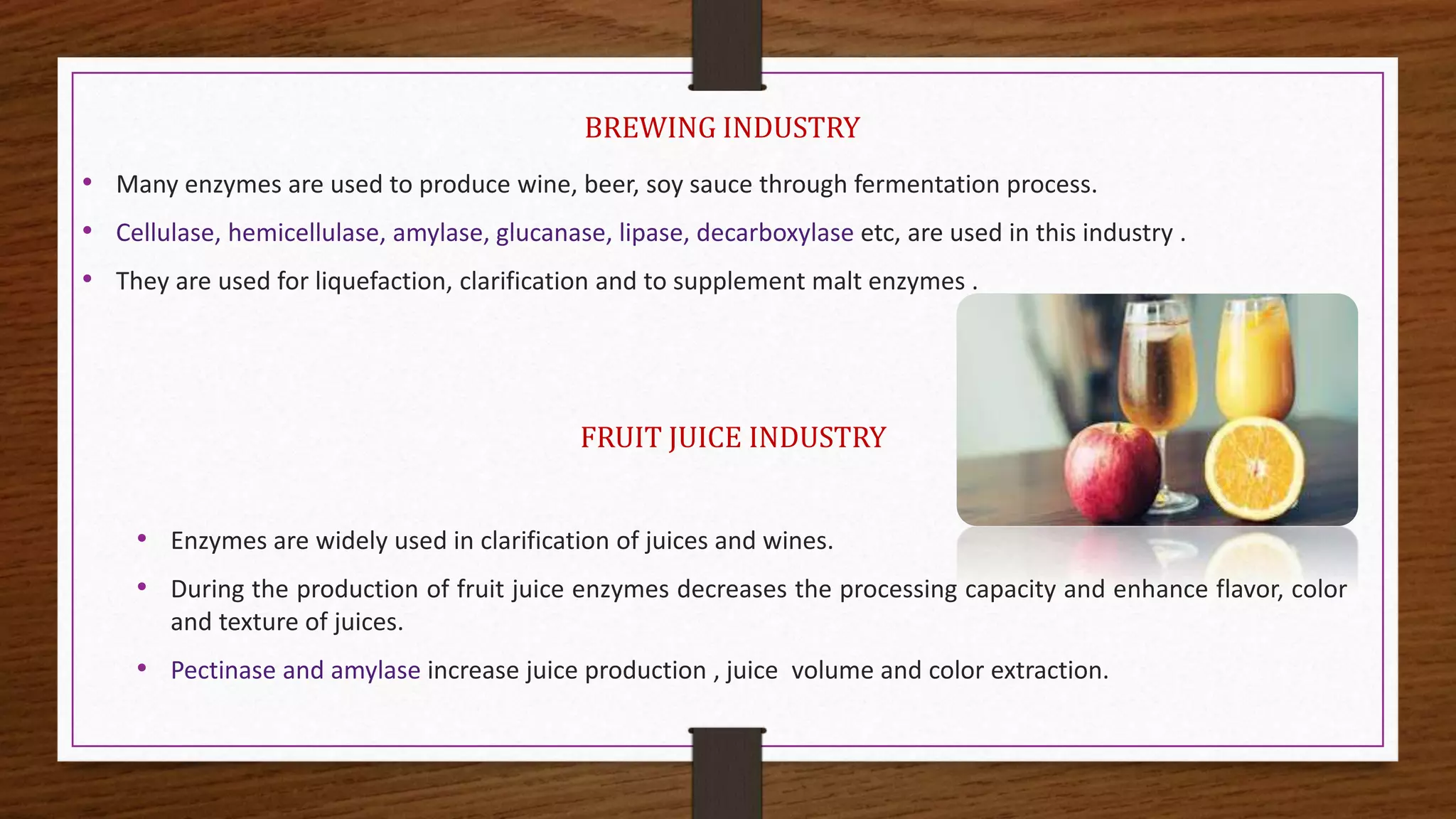 Microbial enzymes in food industries. | PPTX