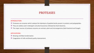 Microbial enzymes in food industries. | PPTX