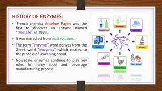 Microbial enzymes in food industries. | PPTX