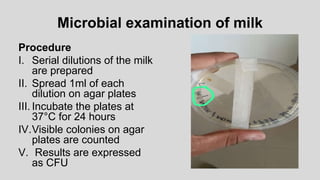 Microbial examination of milk^J meat and eggs group 1.pptx