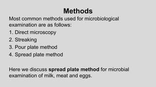 Microbial examination of milk^J meat and eggs group 1.pptx