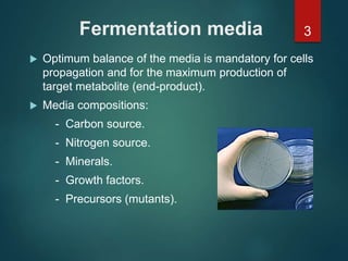 Microbial fermentation- Pharmaceutical Microbiology | PPT