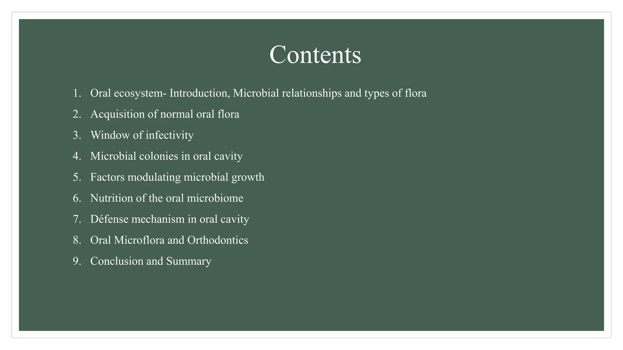 Microbial flora of oral cavity | PPTX