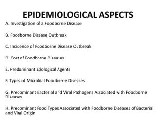 Microbial foodborne diseases | PPTX